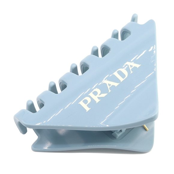 Prada | Accessories | Prada Hair Plex Clip If19 Light Blue Bun Barrette ...